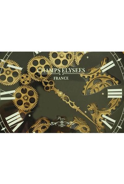 Fab Group Saat Çarklı Köstek Modeli Duvar Saati Dekoratif Hediyelik