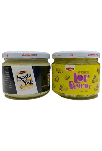 Üreten Anneler Tuzsuz Zeytinyağlı Bebek Loru 250 gr + Tuzsuz Sade Yağ 250 gr