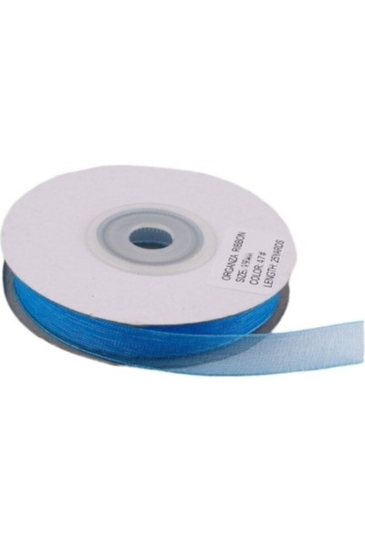 Piyop Organze Kurdele 20 mm - 22 Metre Turkuaz Piyop Organze Kurdele 20 mm - 22 Metre Turkuaz