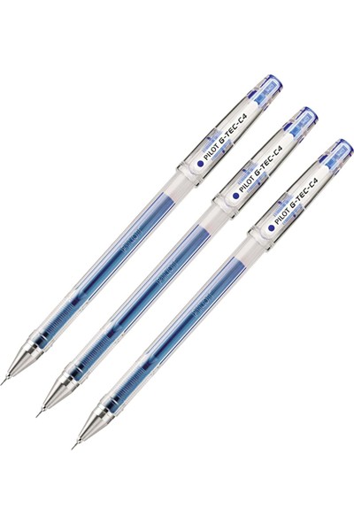 Pilot G-Tec-C4 0.4 mm Roller Kalem Bl-Gc4-L 3 Adet Mavi Pilot G-Tec-C4 0.4 mm Roller Kalem Bl-Gc4-L 3 Adet Mavi