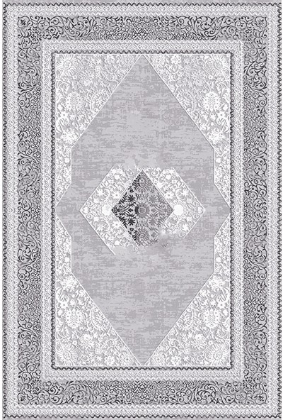 Yuka Gri Göbekli Desen Kaymaz Yıkanabilir Dijital Baskılı Halı Yuka Gri Göbekli Desen Kaymaz Yıkanabilir Dijital Baskılı Halı