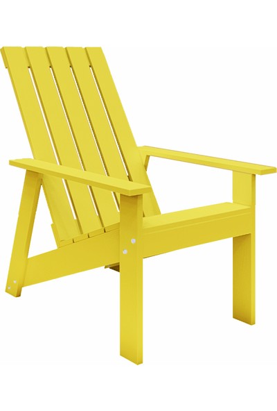 Eko Park Modern Ahşap Adirondack Balkon, Bahçe Koltuğu Eko Park Modern Ahşap Adirondack Balkon, Bahçe Koltuğu