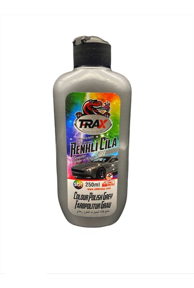 Trax Renkli Gri Cila Süper Parlaklık ve Temizlik Üstün Koruma 250ML Trax Renkli Gri Cila Süper Parlaklık ve Temizlik Üstün Koruma 250ML