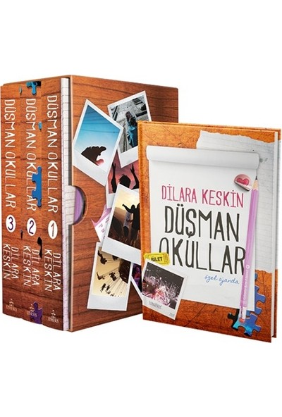 DÜŞMAN OKULLAR SETİ - KARTON KAPAK (3 KİTAP) - Dilara Keskin DÜŞMAN OKULLAR SETİ - KARTON KAPAK (3 KİTAP) - Dilara Keskin