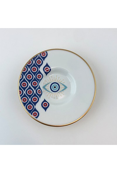 Elia Göz 12 Parça Mat Gold Çay Seti Elia Göz 12 Parça Mat Gold Çay Seti