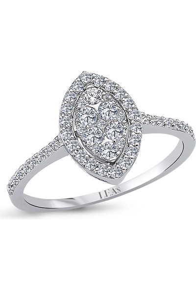 LEA's Pırlanta Pırlanta Taşlı Markiz Yüzük 13300208