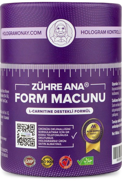 Zühre Ana Form Macunu 240 ml