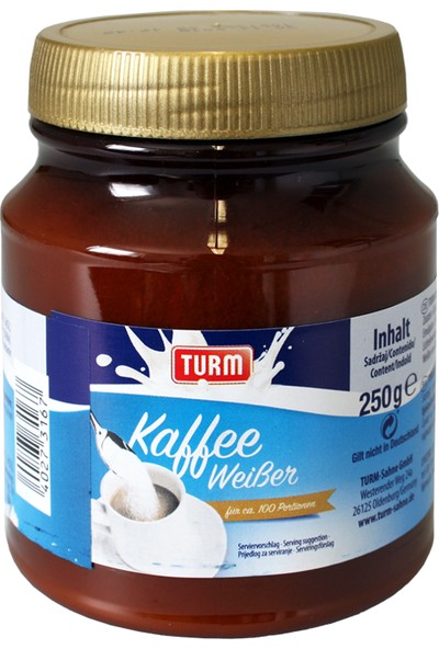 Turm Kahve Kreması Kahve Beyazlatıcı Ithal Ürün 250 gr
