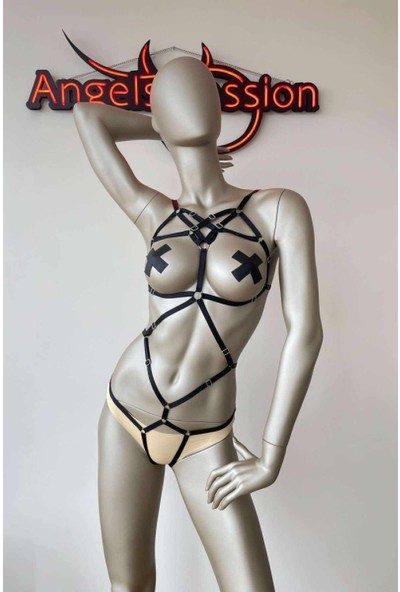 Harness Elastik Fantazi Giyim