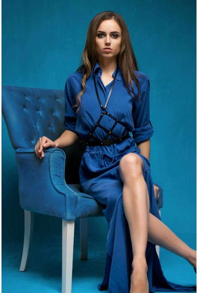 Göğüs Altı Kare Detaylı Şık Harness - APFT187 Göğüs Altı Kare Detaylı Şık Harness - APFT187