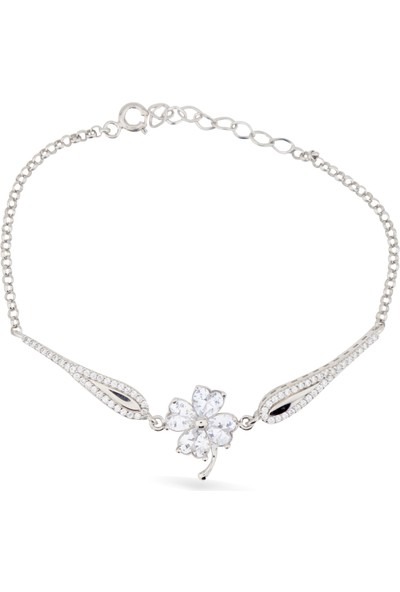 Silveranka 925 Ayar Gümüş Yonca Bileklik Silveranka 925 Ayar Gümüş Yonca Bileklik