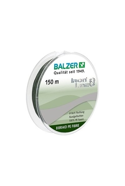 Balzer 12663 Iron Line Soft Pe 8 Örgü Ip Misina 150MT Yeşil Balzer 12663 Iron Line Soft Pe 8 Örgü Ip Misina 150MT Yeşil