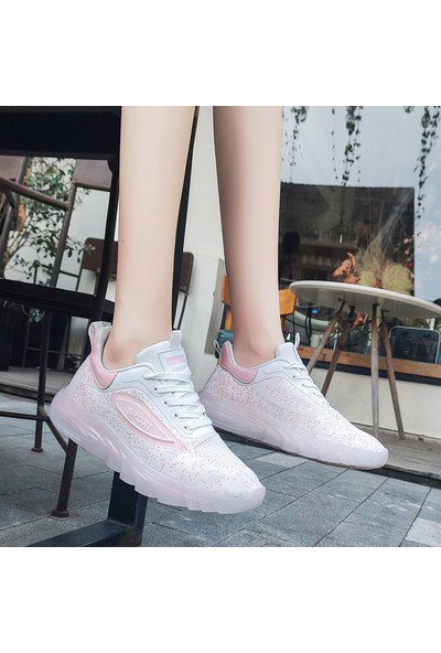 QF Camel Yeezy BD16Z08 Pembe Kadın Yürüyüş Koşu Ayakkabıları Hindistan Cevizi Ayakkabıları (Yurt Dışından)