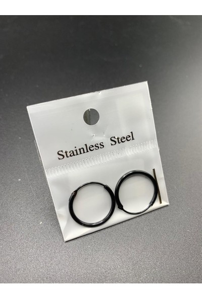 Bujiteri Dükkanı Siyah Renk Büyük Ikili Piercing