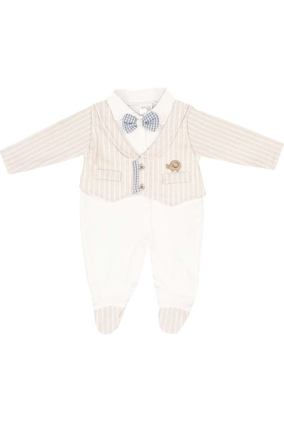Nono Baby Erkek Bebek Tulum Ceketli Papyonlu Fil Nakışlı - Nono Baby - Bebek Tulum - Açık Kahverengi - 3-6 Ay Nono Baby Erkek Bebek Tulum Ceketli Papyonlu Fil Nakışlı - Nono Baby - Bebek Tulum - Açık Kahverengi - 3-6 Ay