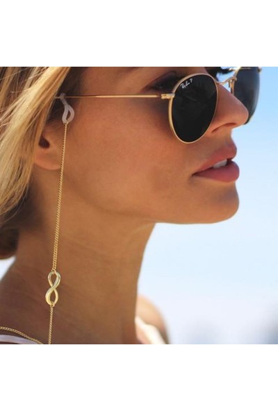 Sanmusen Alaşım Numarası Güneş Gözlüğü Zincir Gözlük Kordon Askısı Aksesuarlar(Yurt Dışından)