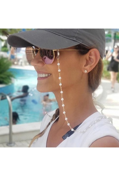 Sanmusen Inci Basit Güneş Gözlüğü Zincir Gözlük Ipi Askı Aksesuarları(Yurt Dışından) Sanmusen Inci Basit Güneş Gözlüğü Zincir Gözlük Ipi Askı Aksesuarları(Yurt Dışından)