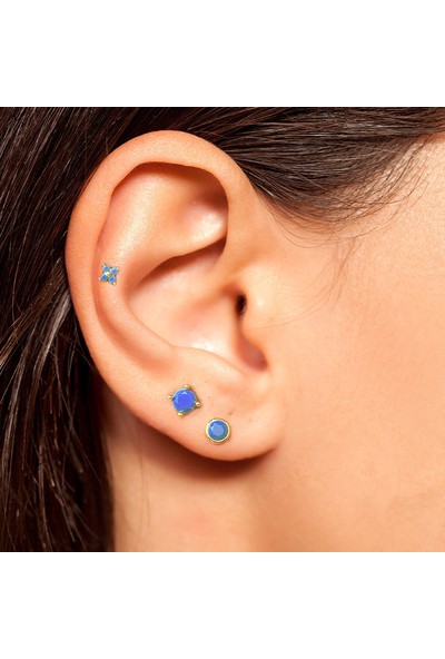 Sanmusen S925 Gümüş Küpe Piercing Takı 3 Parça Yığılmış Aşınma(Yurt Dışından) Sanmusen S925 Gümüş Küpe Piercing Takı 3 Parça Yığılmış Aşınma(Yurt Dışından)