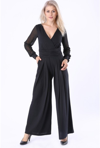 Barbora Tül Kol Detaylı Tulum