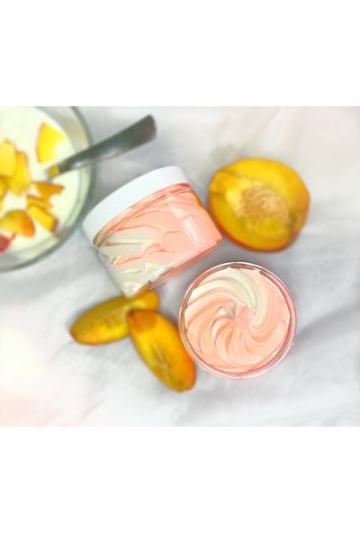 Clecuy Şeftalili Yoğurt Kokulu Body Butter Vücut Balmı Nemlendirici 150ml 1 Adet Clecuy Şeftalili Yoğurt Kokulu Body Butter Vücut Balmı Nemlendirici 150ml 1 Adet