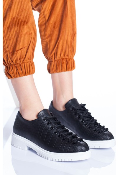 Tamara Ayakkabı Siyah Croc