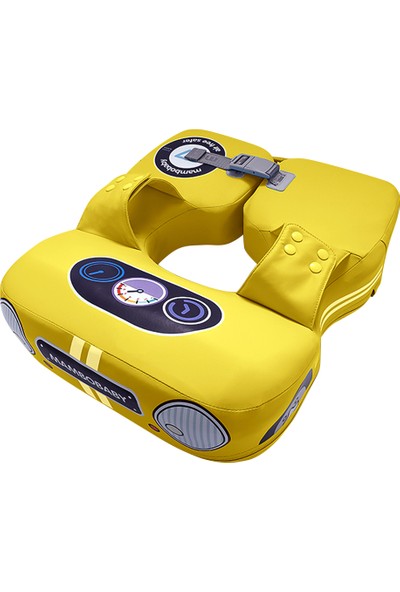 Mambobaby Araba Şekilli Bebek Yüzme Şamandırası Şişme (Yurt Dışından)