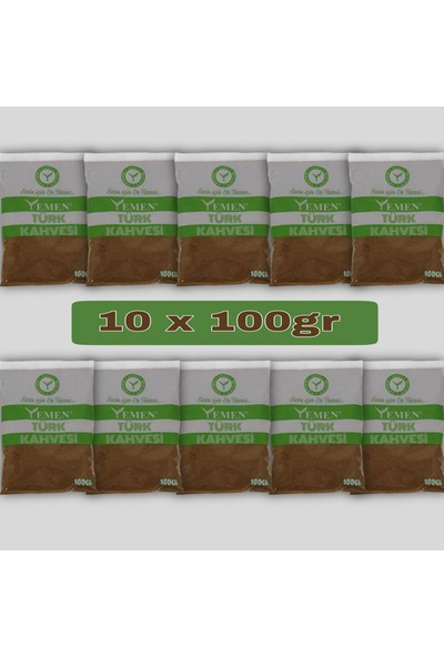 Yemen Kahvesi Türk Kahvesi 10'lu 100 gr