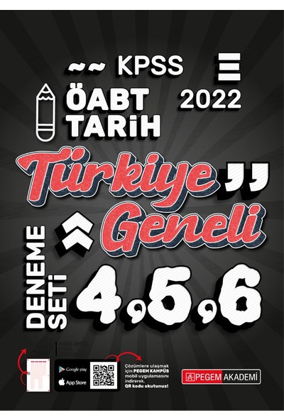 Pegem Akademi Yayıncılık 2022 KPSS ÖABT Tarih 4-5-6 (3'lü Deneme) Pegem Akademi Yayıncılık 2022 KPSS ÖABT Tarih 4-5-6 (3'lü Deneme)