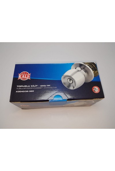 Kale Topuzlu Kilit Giriş Tipi Mat Saten Kale Topuzlu Kilit Giriş Tipi Mat Saten