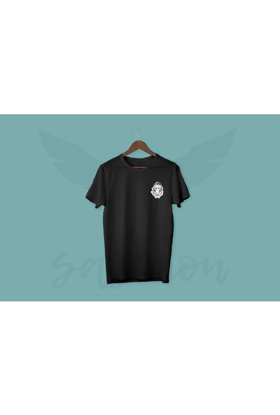 Sashıon Unisex Space Monkey Baskılı Tshirt Sashıon Unisex Space Monkey Baskılı Tshirt