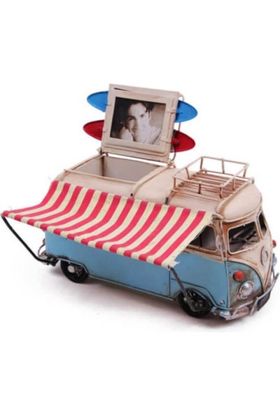 Hediye Fikri Dekoratif Metal Minibüs Çerçeveli, Kalemlik ve Tenteli 1310E-4122 Hediye Fikri Dekoratif Metal Minibüs Çerçeveli, Kalemlik ve Tenteli 1310E-4122