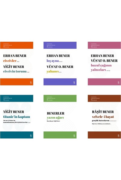 Yazınsal Akrabalıklar Bener’ler