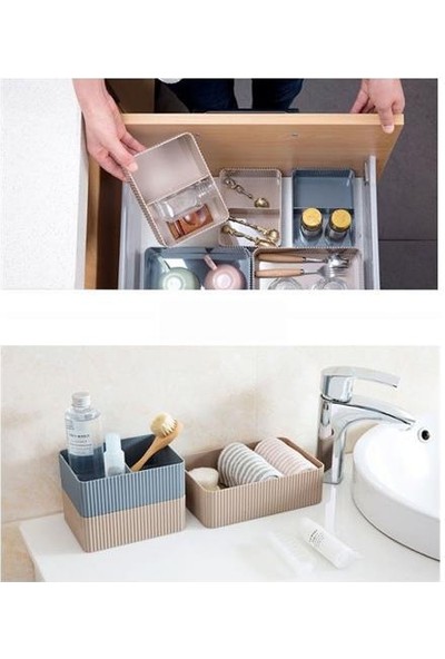 HGüneyli Homecare Verrill 3 Renk 5 Li Mutfak Çekmece Tezgah Organizer Seti 715383 HGüneyli Homecare Verrill 3 Renk 5 Li Mutfak Çekmece Tezgah Organizer Seti 715383