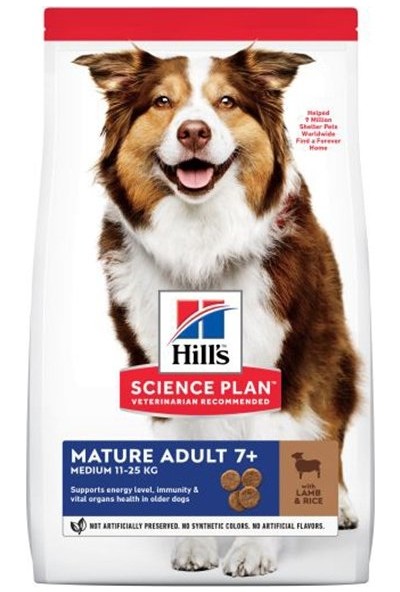 Hills Mature Adult 7+ Orta Irk Kuzu Etli Yaşlı Köpek Maması 14 kg Hills Mature Adult 7+ Orta Irk Kuzu Etli Yaşlı Köpek Maması 14 kg