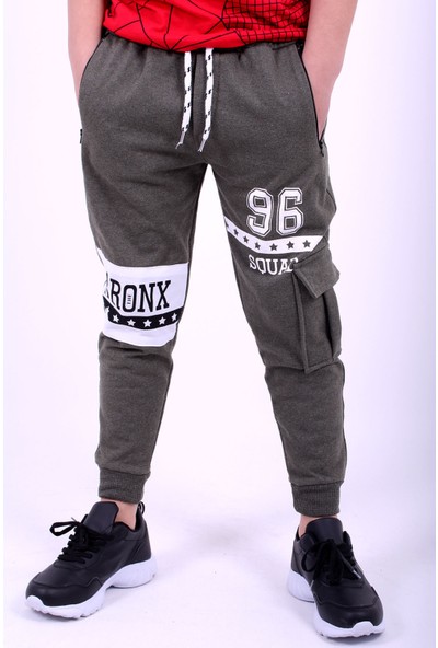 Fyk Kids Erkek Çocuk Bordo Kargo Cepli Baskılı Eşofman Altı Fyk Kids Erkek Çocuk Bordo Kargo Cepli Baskılı Eşofman Altı