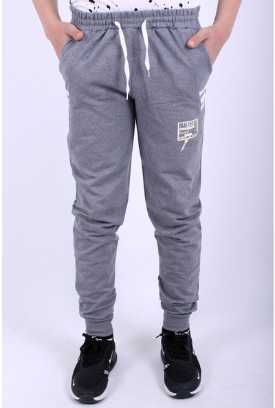 Fyk Kids Yanı Cizgili Baskıl Erkek Eşofman Altı