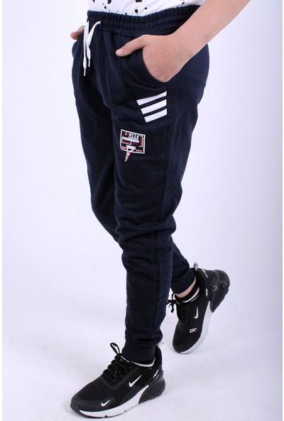 Fyk Kids Yanı Cizgili Baskıl Erkek Eşofman Altı