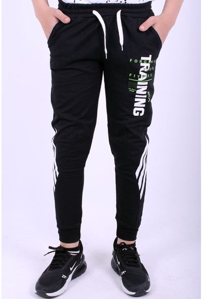 Fyk Kids Training Yazı Baskıl Erkek Eşofman Altı