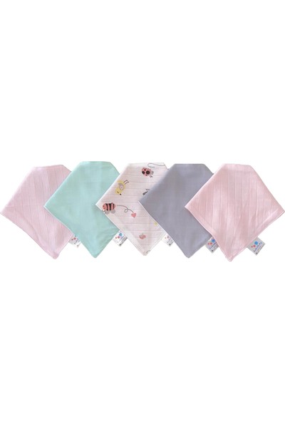 Enhitbaby .Müslin Fular Mama ve Salya Önlüğü, %100 Organik Pamuk, Pembe Set Enhitbaby .Müslin Fular Mama ve Salya Önlüğü, %100 Organik Pamuk, Pembe Set