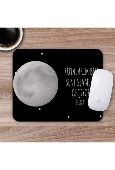E-Hediyeci Kişiye Özel Romantik Tasarımlı Mousepad - R27