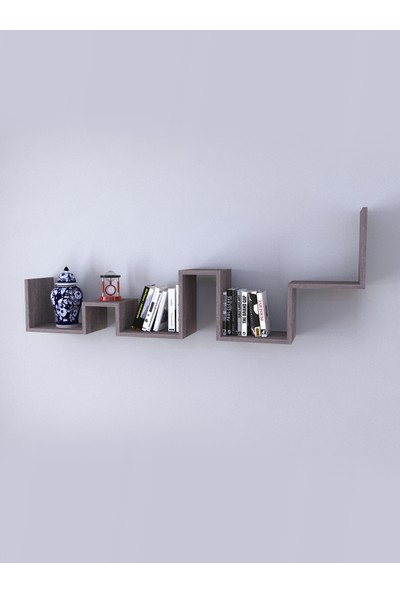 Mihra Home Little Duvar Rafı Gri