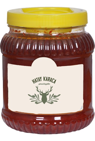 Hatay Karaca Tatlı Biber Salçası 1 kg Hatay Karaca Tatlı Biber Salçası 1 kg