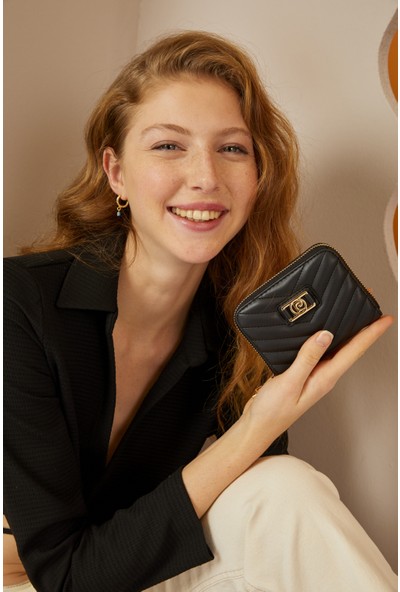 Pierre Cardin Kadın Siyah Cüzdan 06PO22Y1401-LSA S