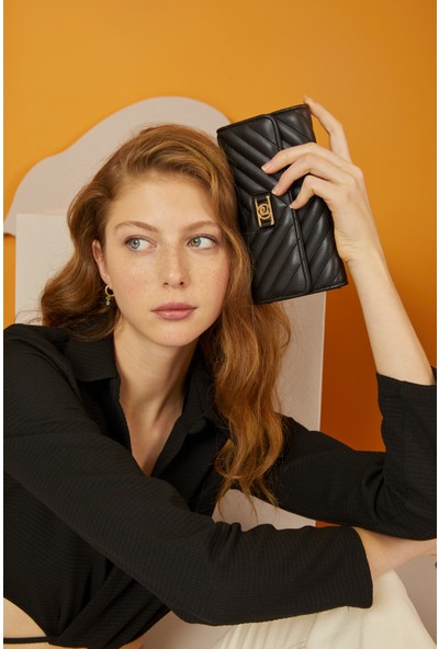 Pierre Cardin Kadın Siyah Cüzdan 06PO22Y1402-LSA S