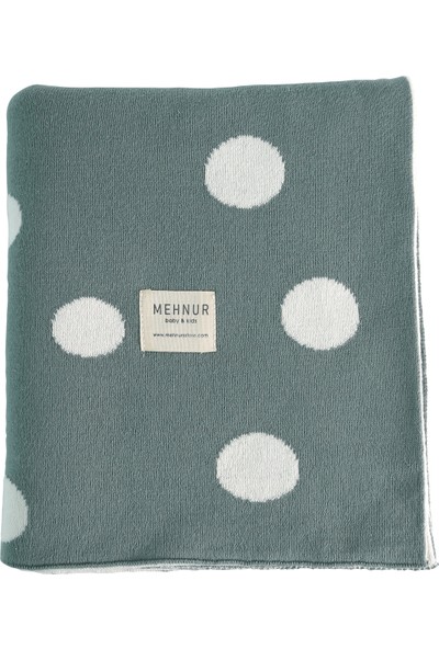 Yeşil Puantiyeli Battaniye