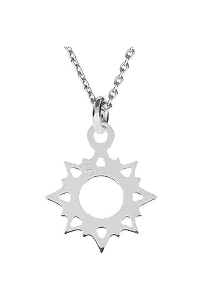 Kutup Yıldızı 925 Ayar Gümüş Kolye