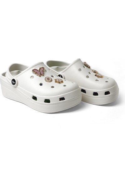 Sapin Kadın Tokalı Terlik Günlük Sabo Doktor Hemşire Hastane ve Ev Terliği 72601