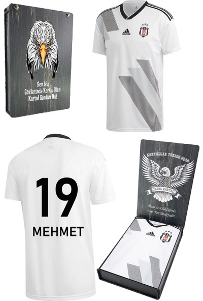 Beşiktaş Orijinal Kişiye Özel Forma Bjk Kartal Baskılı Ahşap Kutulu Beşiktaş Orijinal Kişiye Özel Forma Bjk Kartal Baskılı Ahşap Kutulu