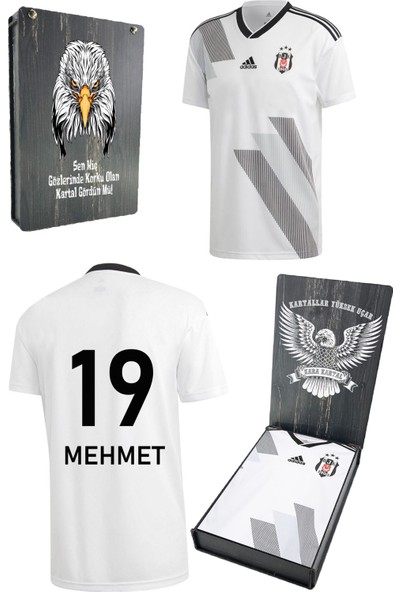 Beşiktaş Orijinal Kişiye Özel Forma Bjk Kartal Baskılı Ahşap Kutulu Beşiktaş Orijinal Kişiye Özel Forma Bjk Kartal Baskılı Ahşap Kutulu