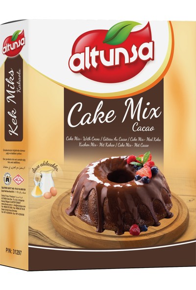 Altunsa Kakaolu Hazır Kek Karışımı 500GR Altunsa Kakaolu Hazır Kek Karışımı 500GR